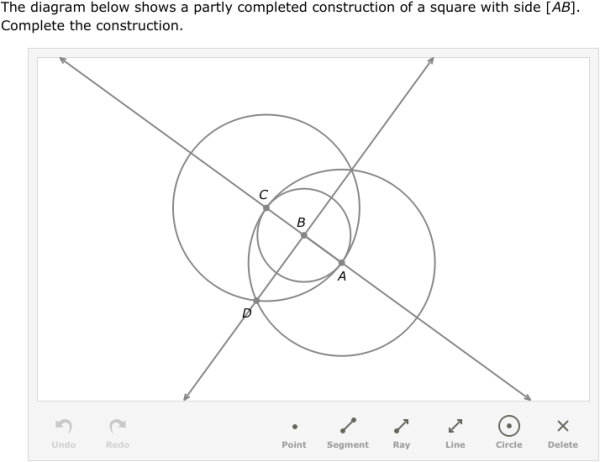 IXL - Construct a square (5th year maths practice)