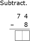 IXL - Subtract a one-digit number from a two-digit number - with ...