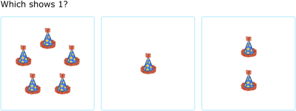 IXL - Represent numbers - up to 5 (Junior infants maths practice)