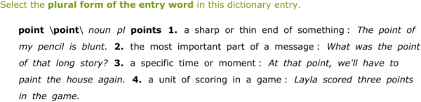 IXL - Use dictionary entries (6th class English practice)