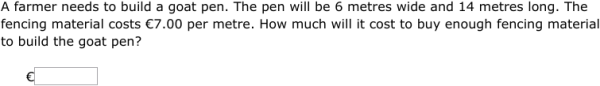 IXL - Use perimeter to determine cost (4th class maths practice)