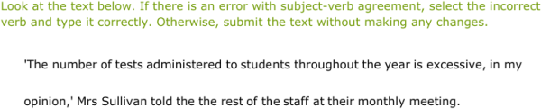 IXL - Identify and correct errors with subject-verb agreement (6th year ...