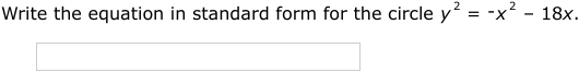 IXL - Convert equations of circles from general to standard form (6th year maths practice)