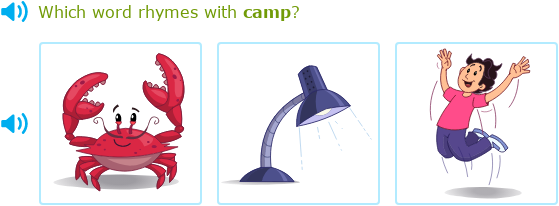 IXL - Choose the picture that rhymes with the word (2nd class English ...