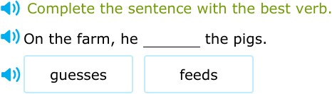 IXL - Use action verbs (1st class English practice)